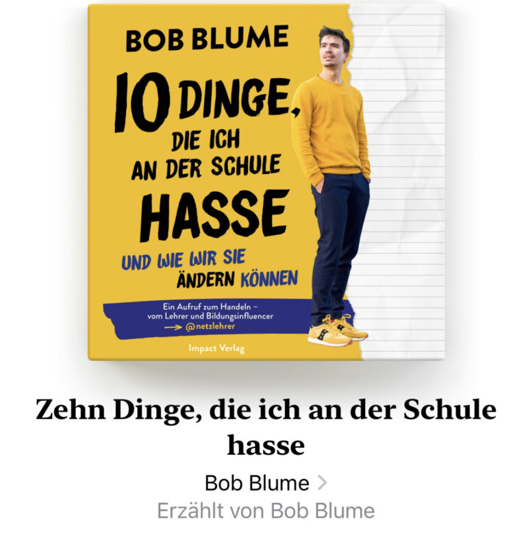 PERSÖNLICH: Hörbuch der "10 Dinge, die ich an der Schule hasse" - Bob Blume